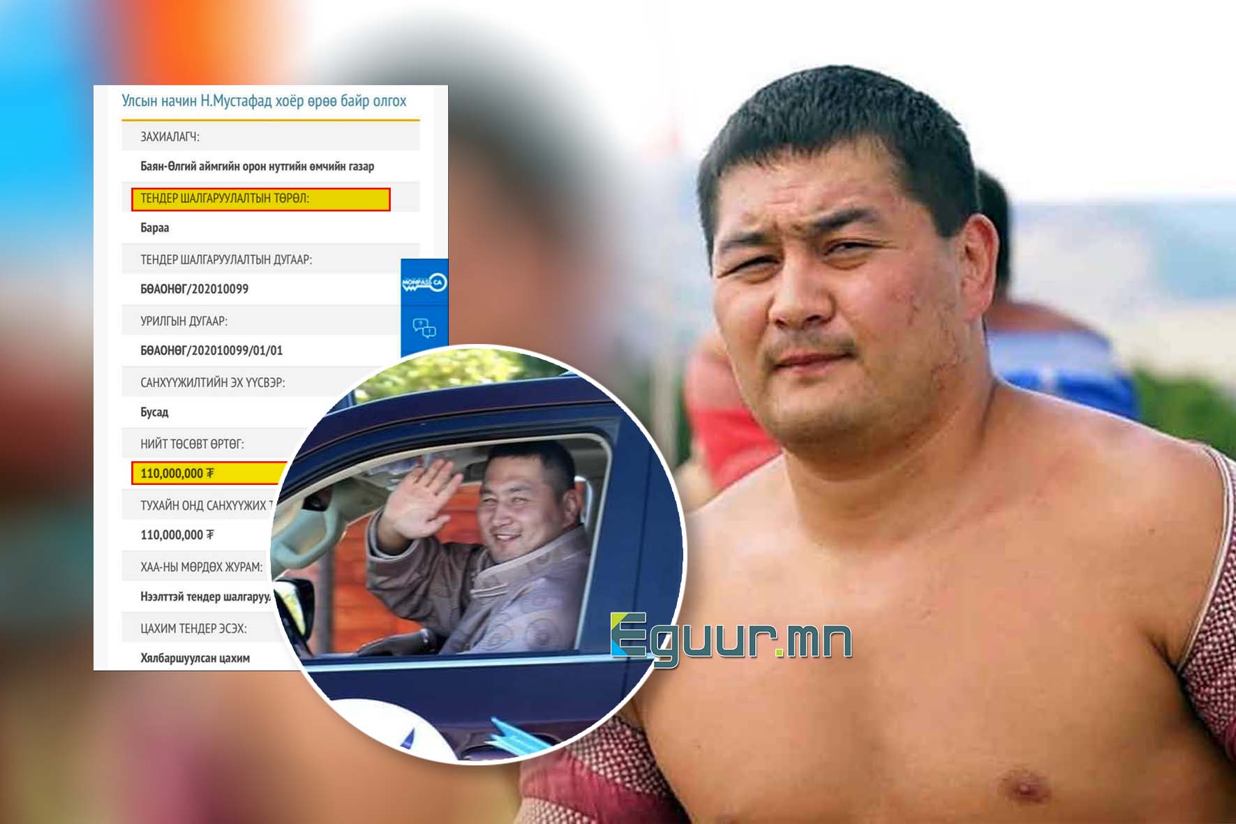 Тендер, ирээдүйн сангийн мөнгийг бөхчүүдэд барьж гүйдэг төрийнхөн - Eguur.MN