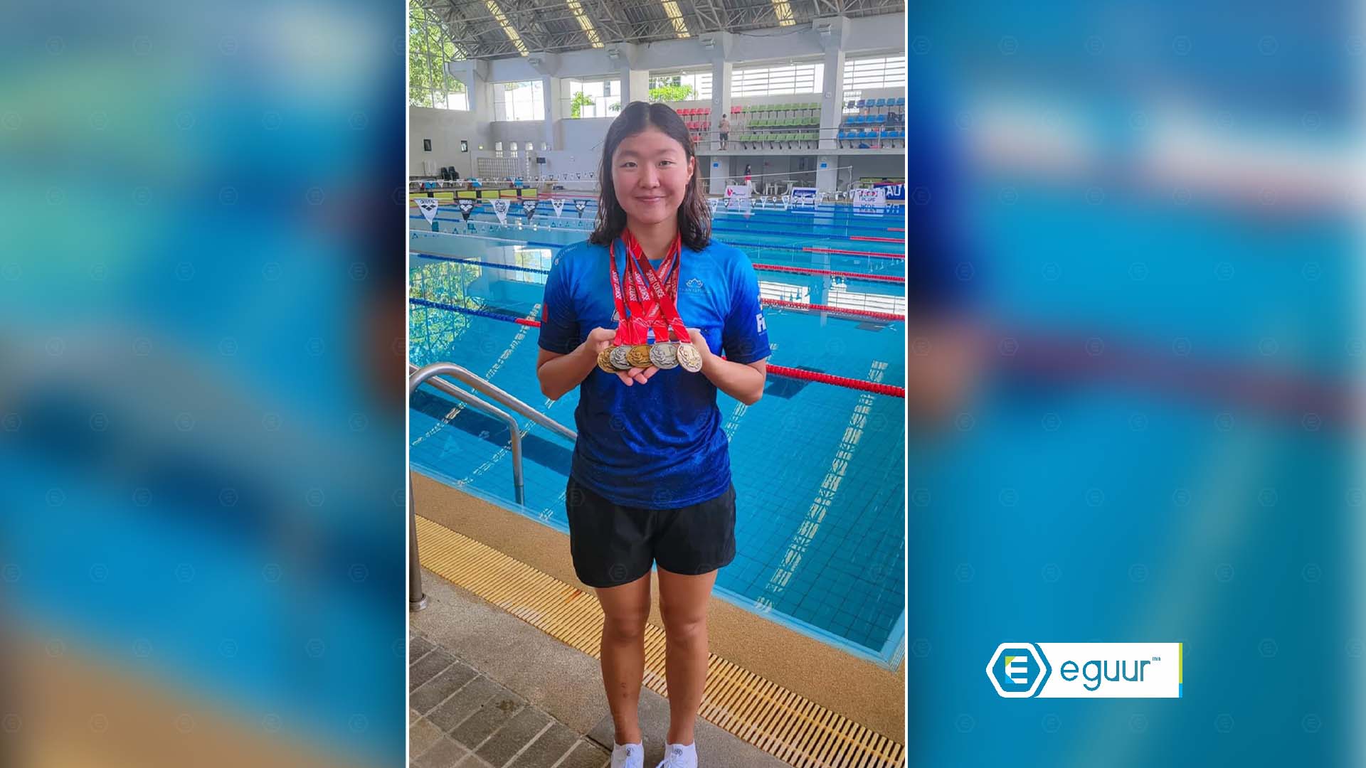 Тайландын улсын аваргаас таван медаль хүртэж, зургаан рекордыг шинэчлэн тогтоосон Б.Энххүслэн ...