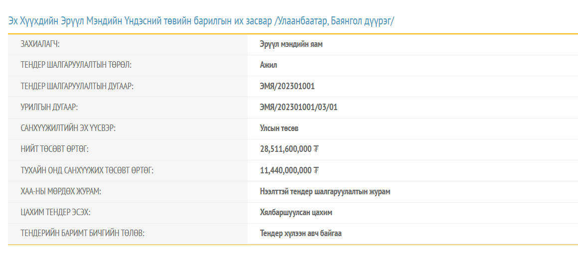 Дата: Эх нялхсын эмнэлгийн барилгыг 28 тэрбум төгрөгөөр засварлана - Eguur.MN