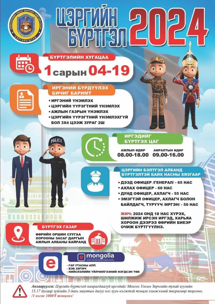 Цэрэг бүртгэл цахимаар ЭХЭЛЛЭЭ - Eguur.MN