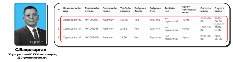 Танилц: Стратегид бүртгэлгүй гацсан 39 ордын 16 нь ГХО-тай, МАК, Д.Баясгалан, Д.Дорлигжавын дүү ...